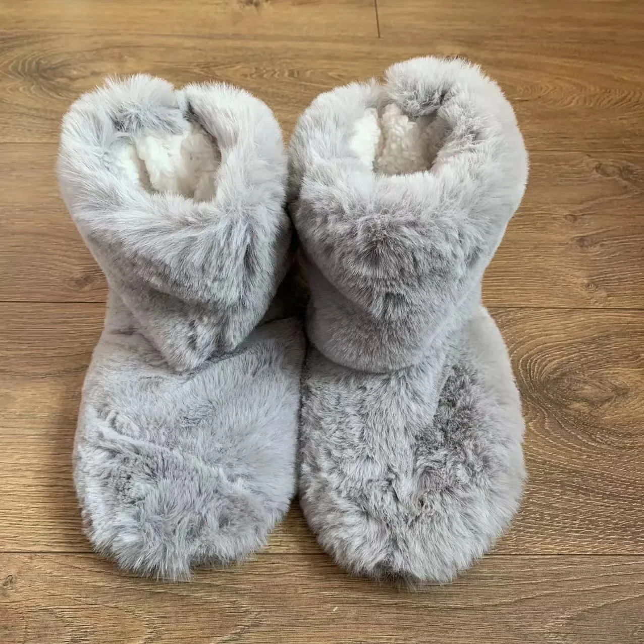 Home Fuzzy Slipper Womens Winter Fur Contton Warm Plush Skid Anti ...