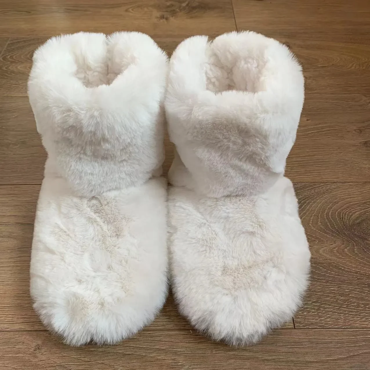 Home Fuzzy Slipper Womens Winter Fur Contton Warm Plush Skid Anti ...