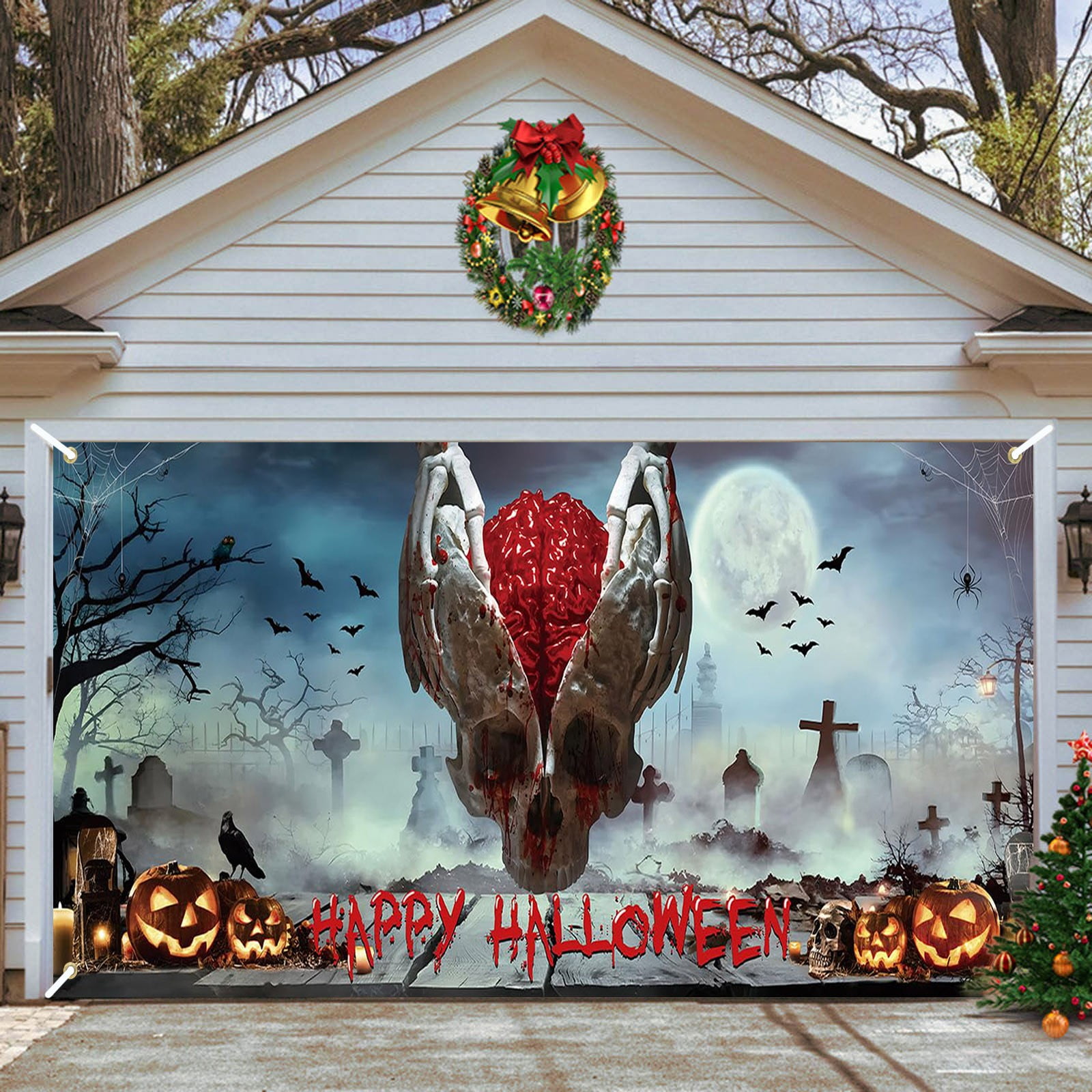 Home Garage : Themed Banner With Haunting Graphics For Car Enthusiasts ...