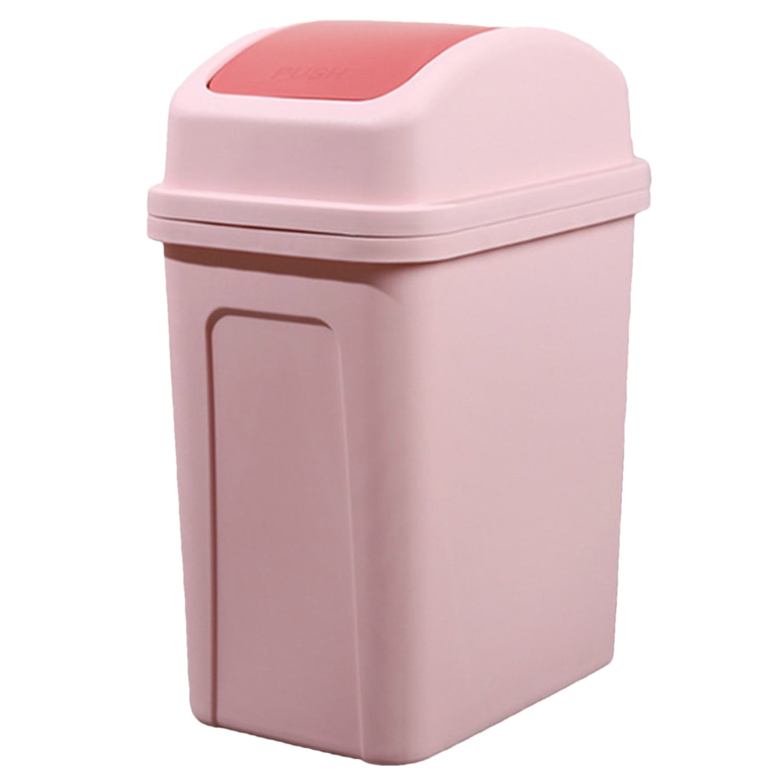 Home Garbage Can with Lid Thickened Press Type Swing Cover Large ...