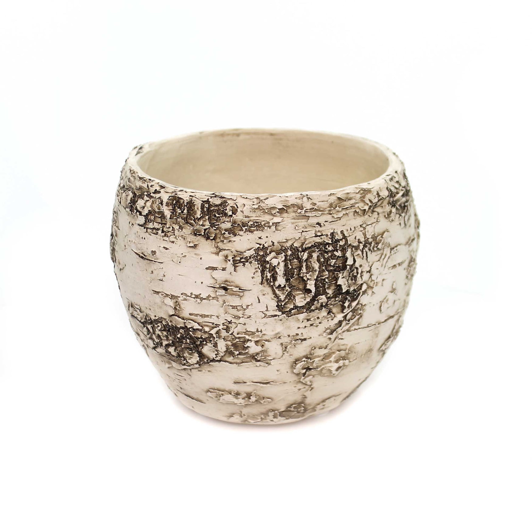 Home & Garden Birch Pot Small Polyresin Planter 150527 - Walmart.com
