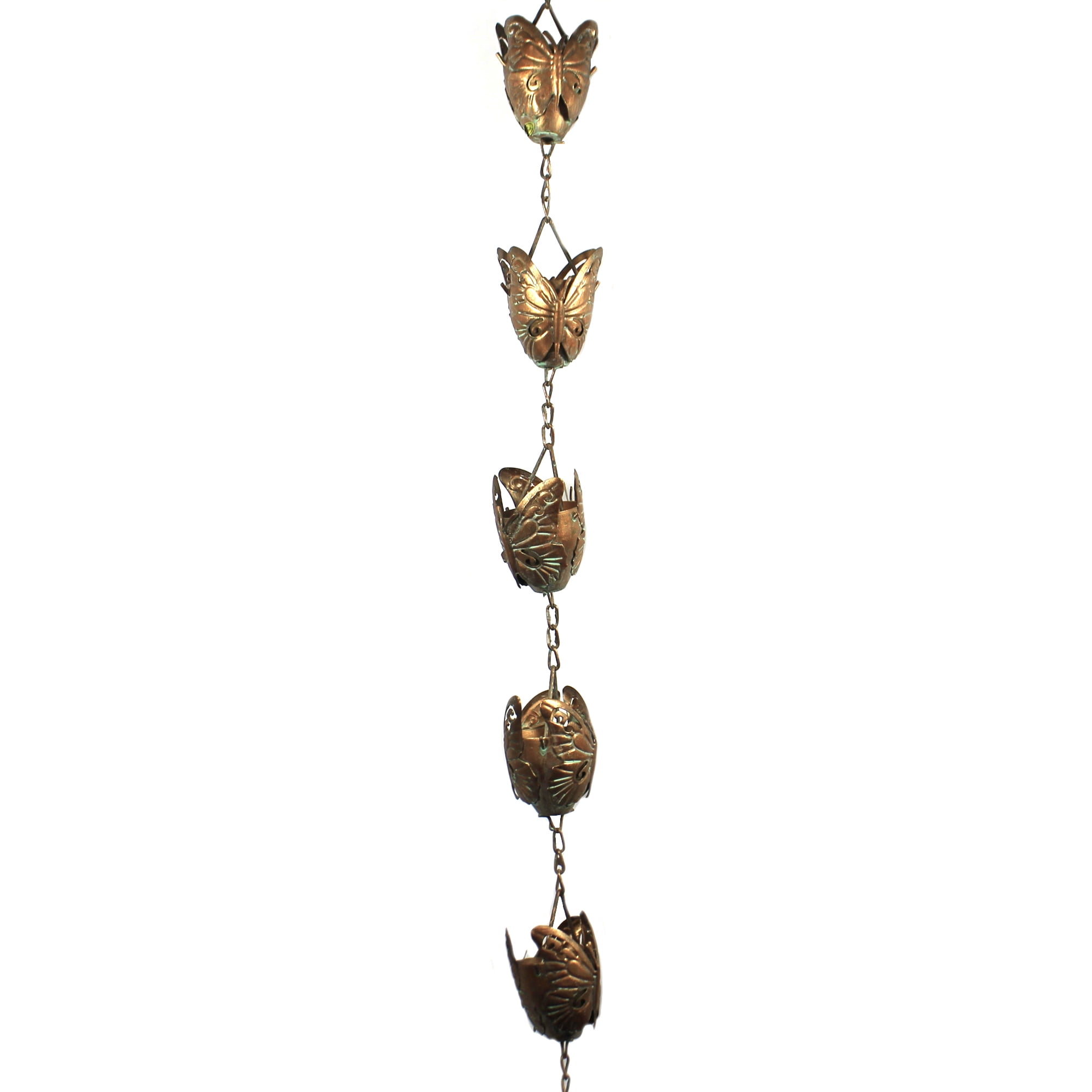 Home & Garden Butterfly Dragonfly Bee Rain Chain Patina Look 158587 ...