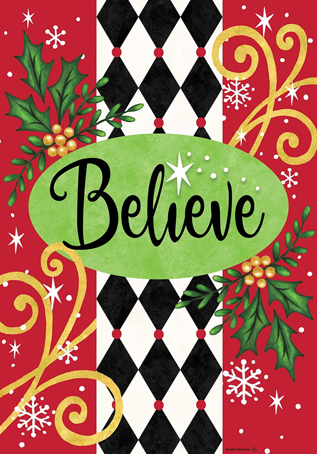 Home & Garden Believe Flag Polyester Double Sided 4434Fm - Walmart.com