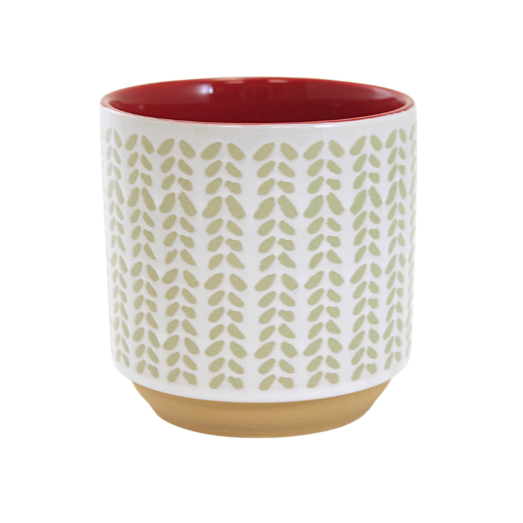 Home & Garden Cache Pot Ceramic Planter Christmas 2Cg475 Leaf - Walmart.com