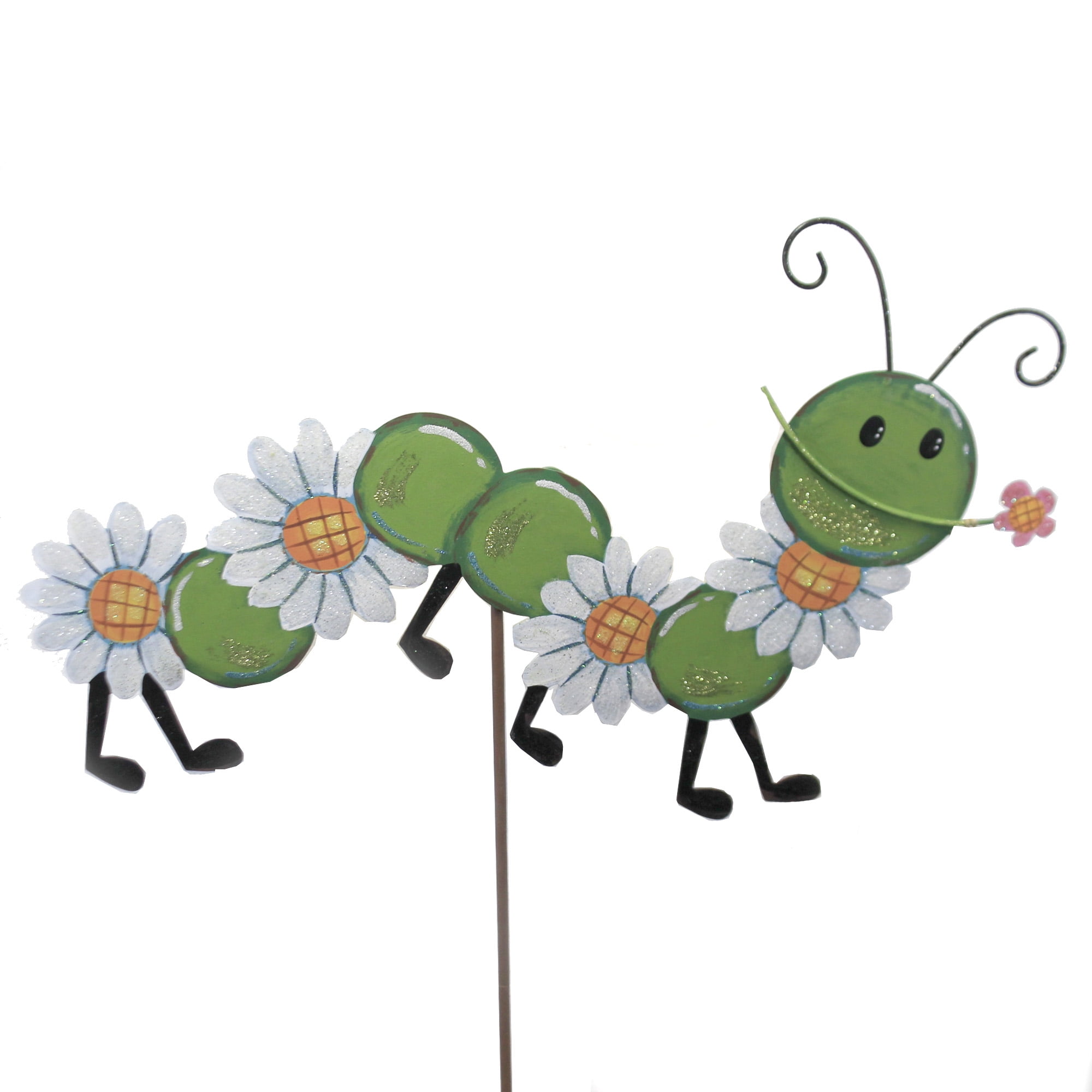 Home & Garden Daisy Worm Metal Flowers Outdoors S21054 - Walmart.com