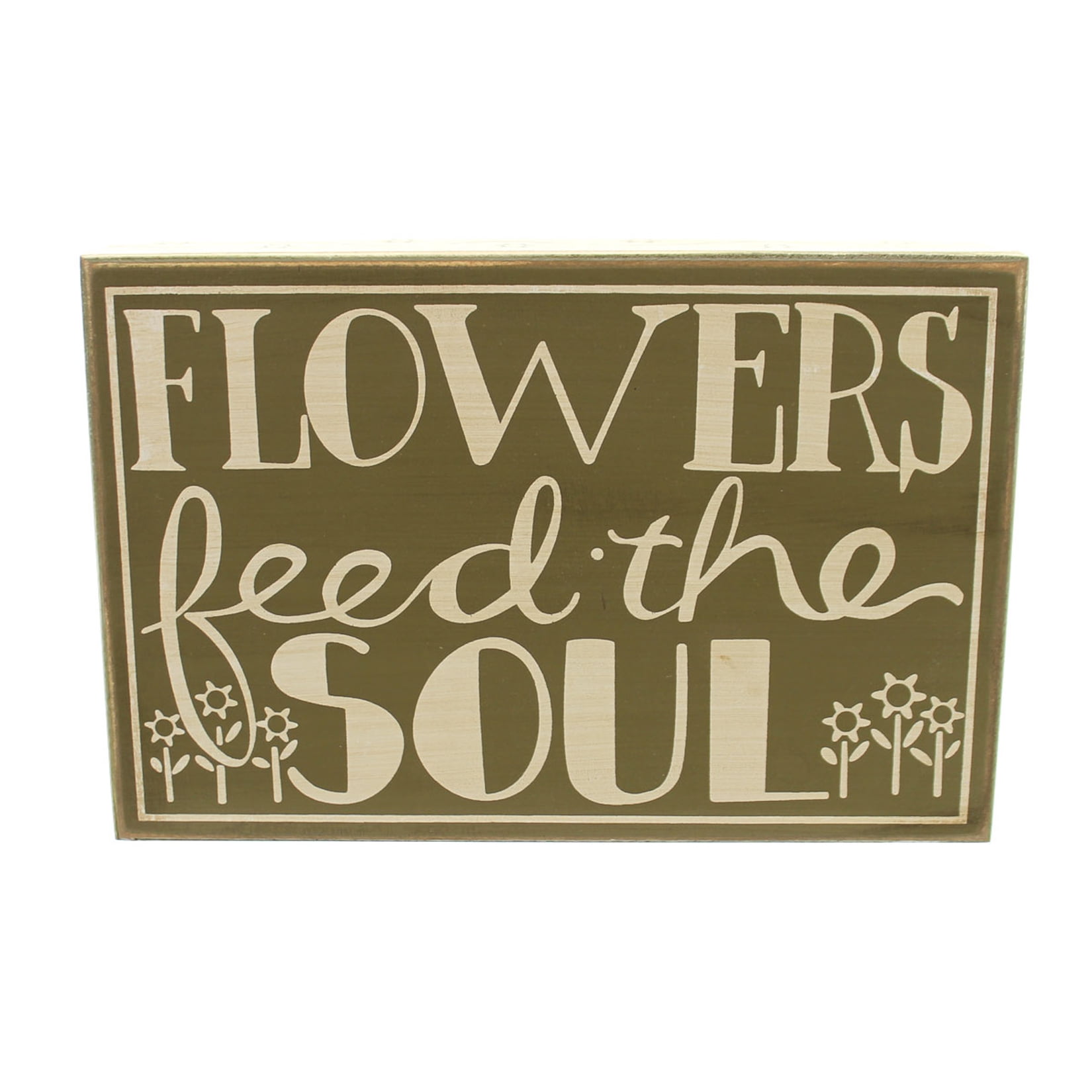 Home & Garden Flowers Feed Box Sign Wood Garden Inspiration 25991 ...