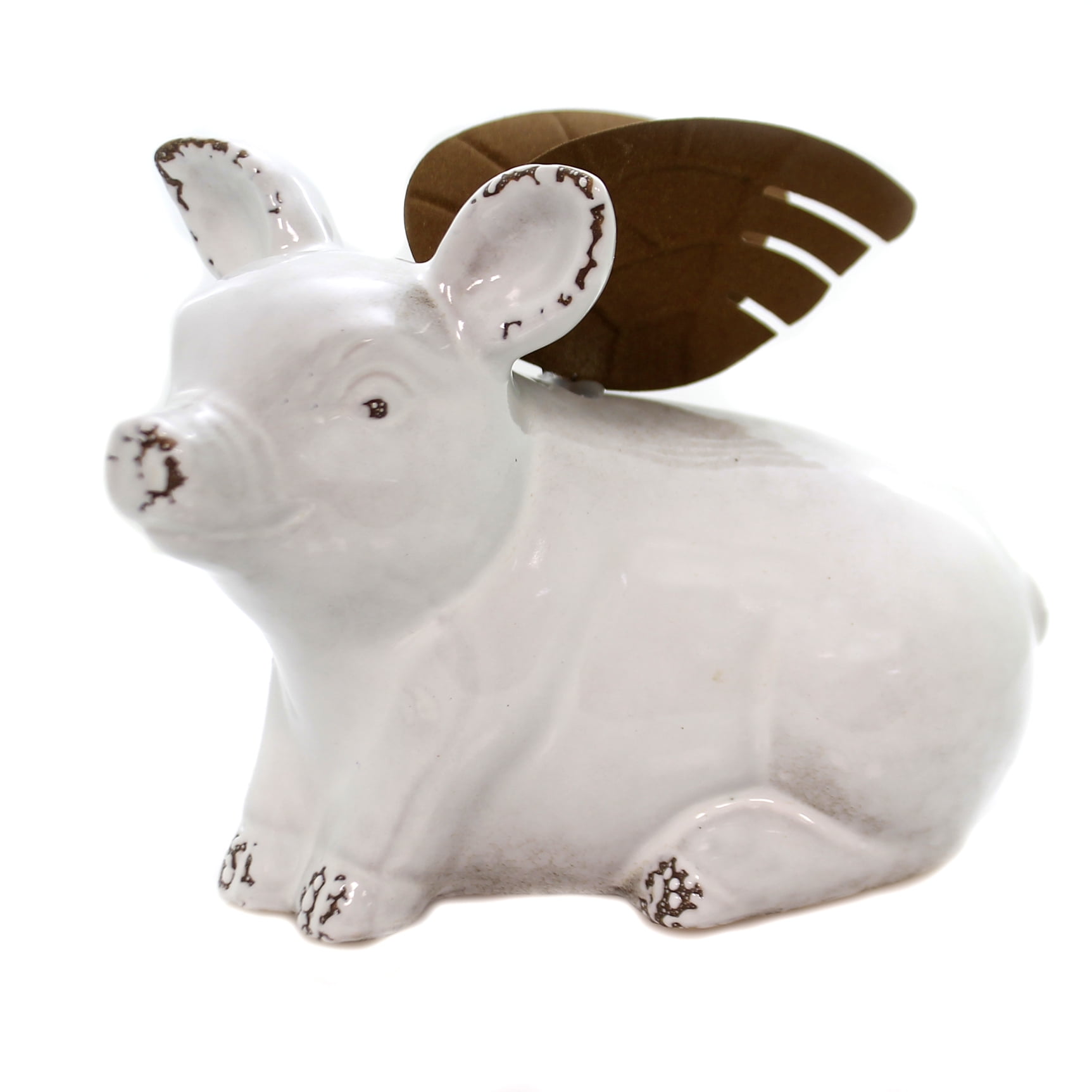 Home & Garden Flying Pig Statue. Stone Pork Cincinnati 9734997 Laying ...