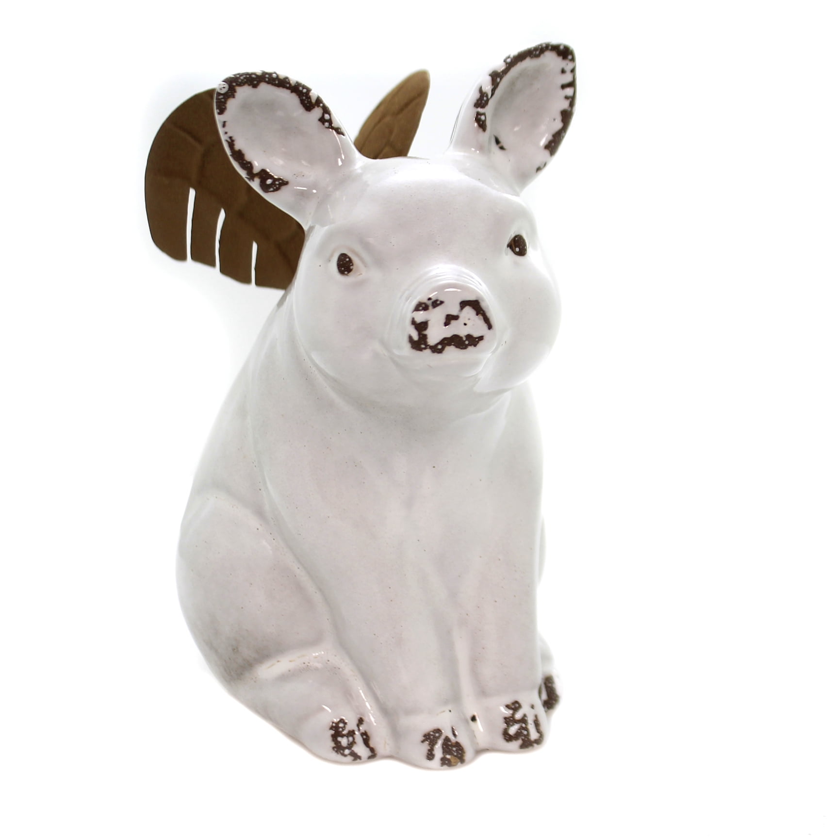 Home & Garden FLYING PIG STATUE. Stone Pork Cincinnati 9734997 Sitting ...