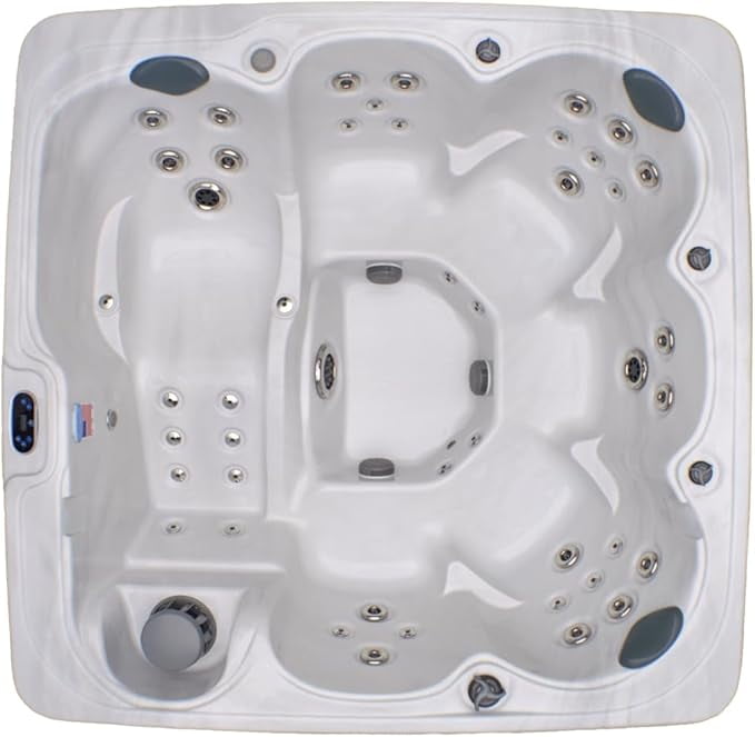 Home & Garden HG71 6-Person Hot Tub with 71 Therapy Jets and Digital ...