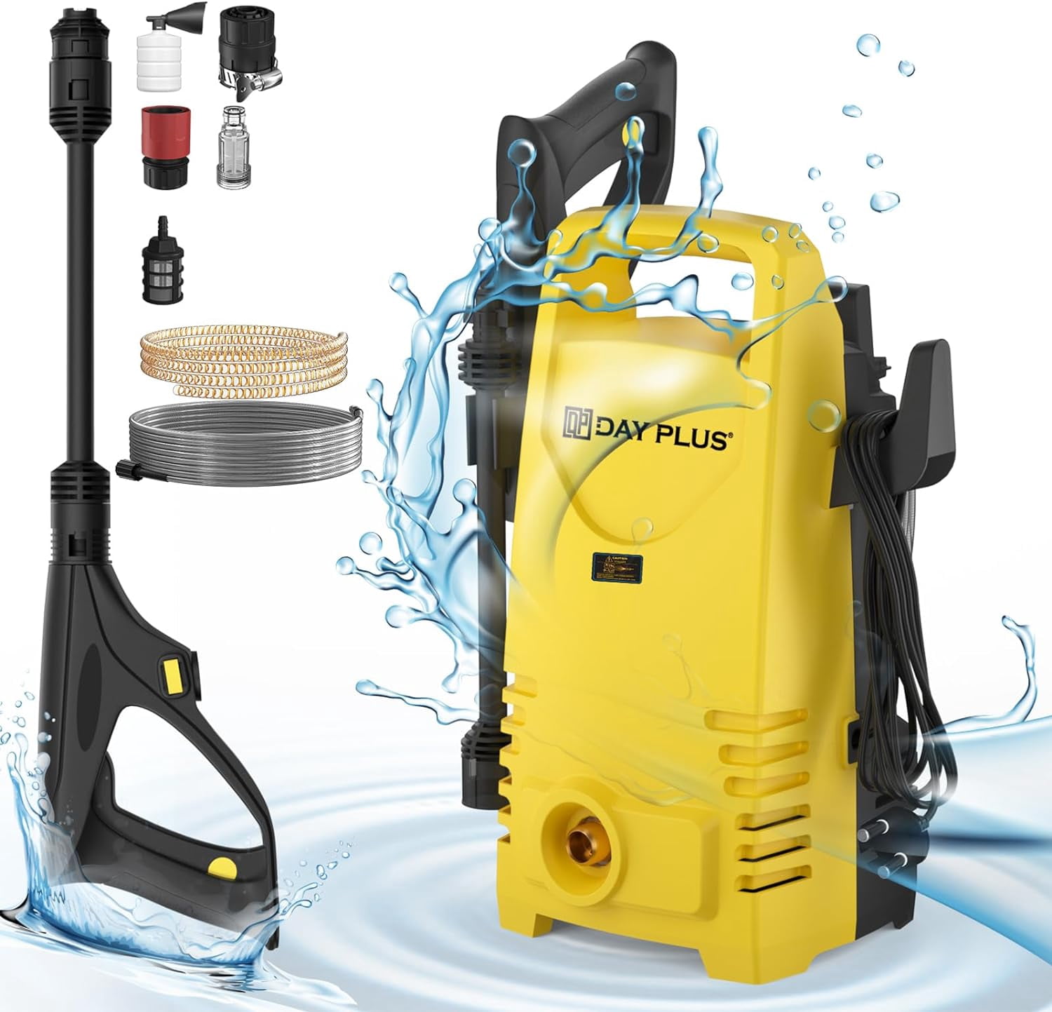 Home& Garden High Pressure Washer,3-IN-1 Power Jet Nozzle,High Power ...