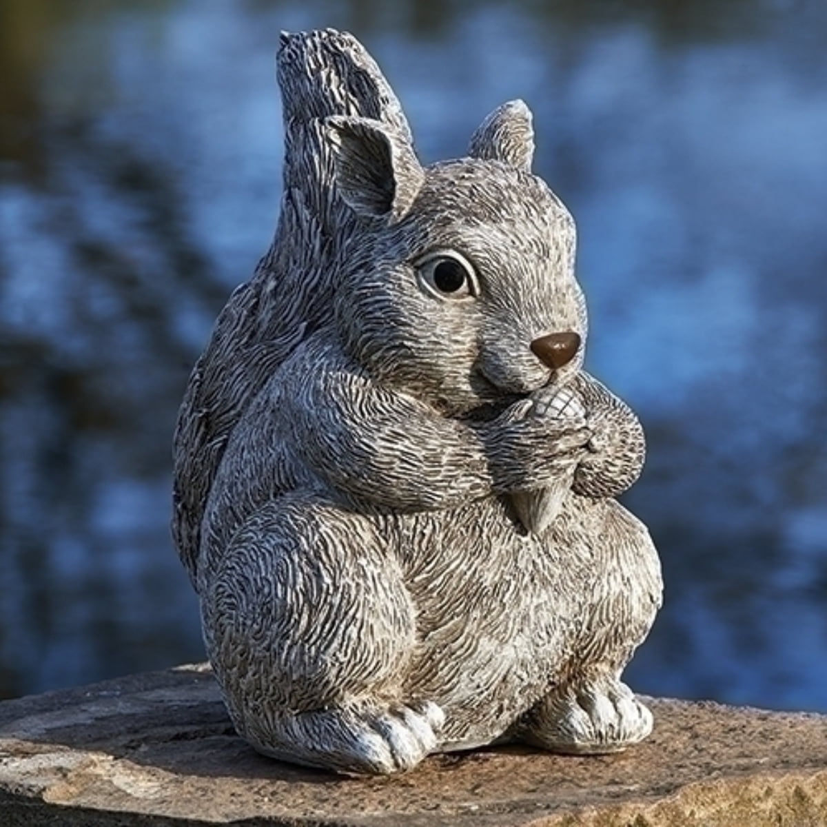 Home & Garden Squirrel Garden Statue Polyresin Acorn 10285 - Walmart.com