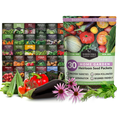 Home Garden Seed Collection - 30 Heirloom Vegetable & Herb Annual Seeds ...