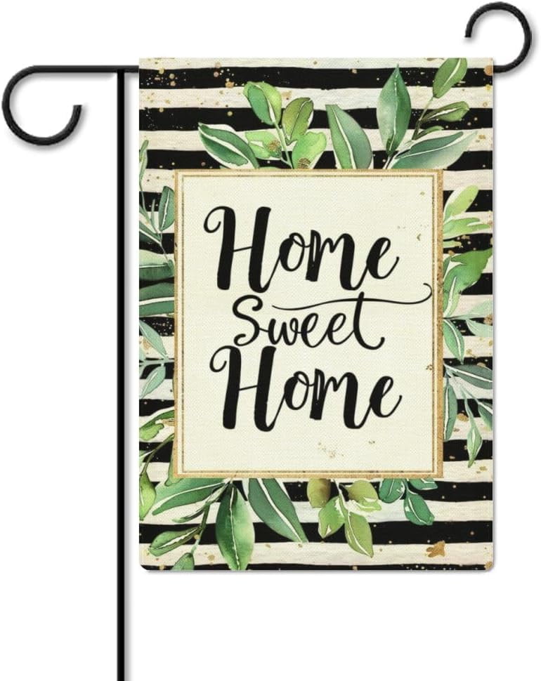 Home and Garden Small Outdoor Garden Flag, Mini Flags for Yard, Boho ...