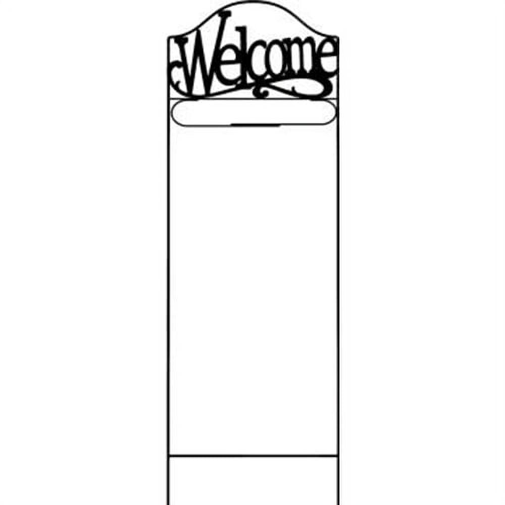 Home & Garden Welcome Mini Flag Arbor Iron Garden Flag Holder 8359 ...