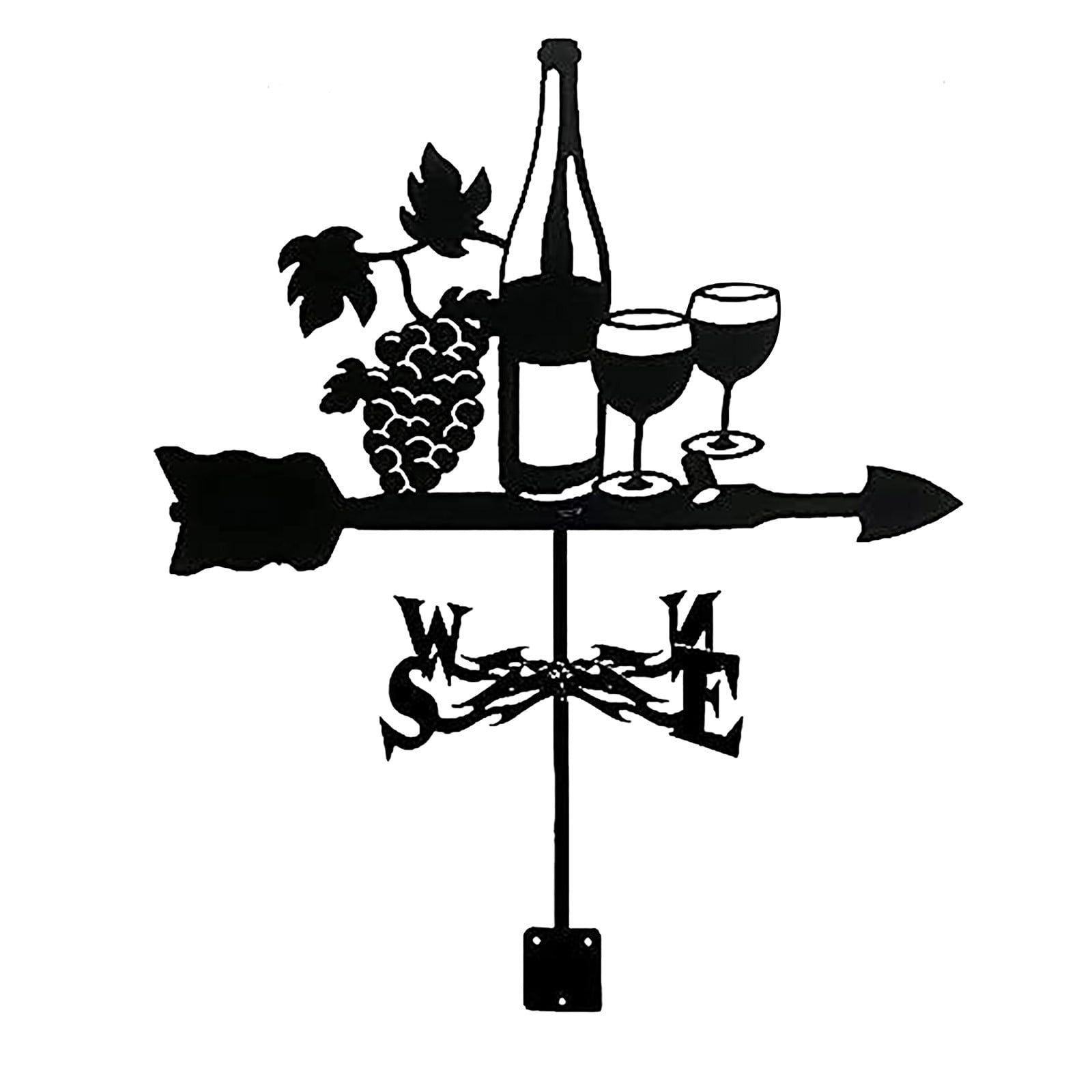 Home Gifts Matoen Courtyard Metal Weathervane,UV-Resistant Metal ...