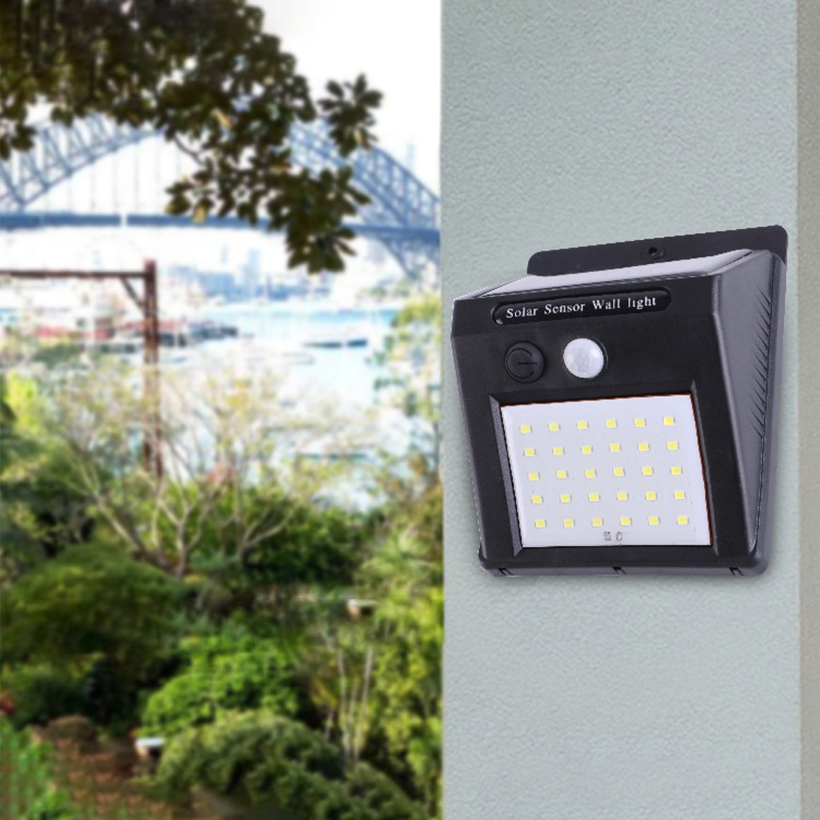 Home Gifts Matoen Solar Lights for Outside, Wide Angle Wall Lights ...