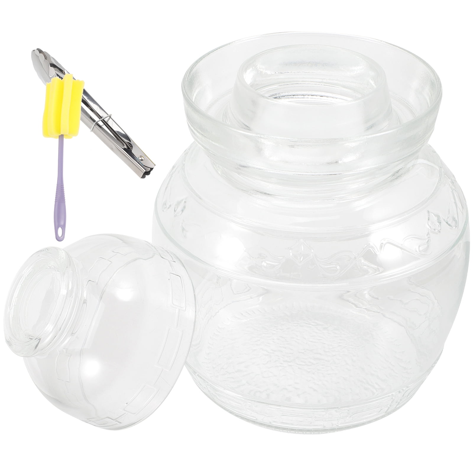 Home Glass Sealing Jar Transparent Pickles Storage Bottle Pickles ...