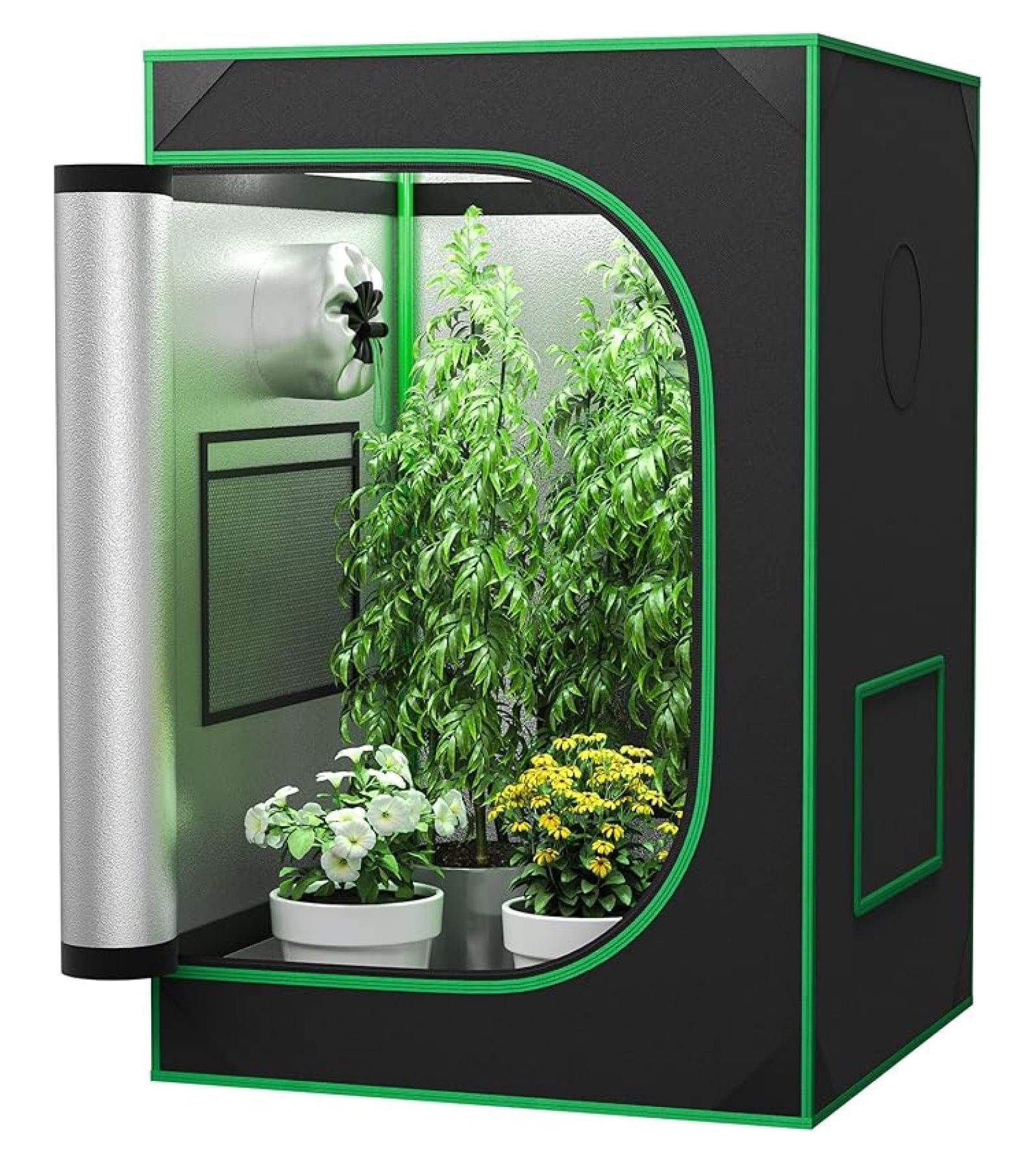 Home Grow Tent, Hydroponic Plant Growing Room w/Observation Window and ...