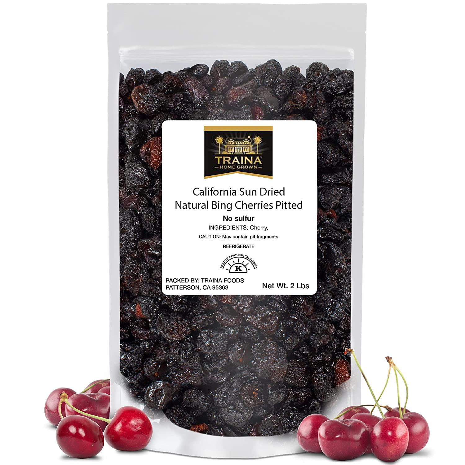 Home Grown California Sun Dried Natural Pitted Cherries - Healthy ...
