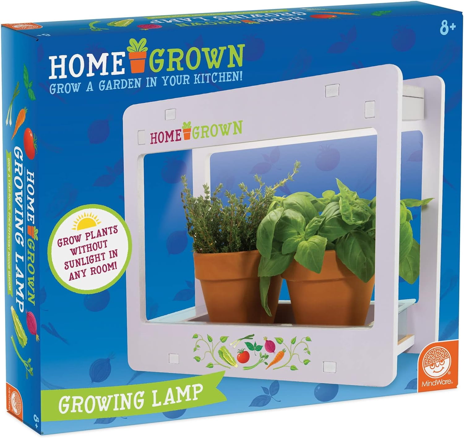 Home Grown Indoor Growing Lamp- Grow A Garden in Your Kitchen. for Ages ...