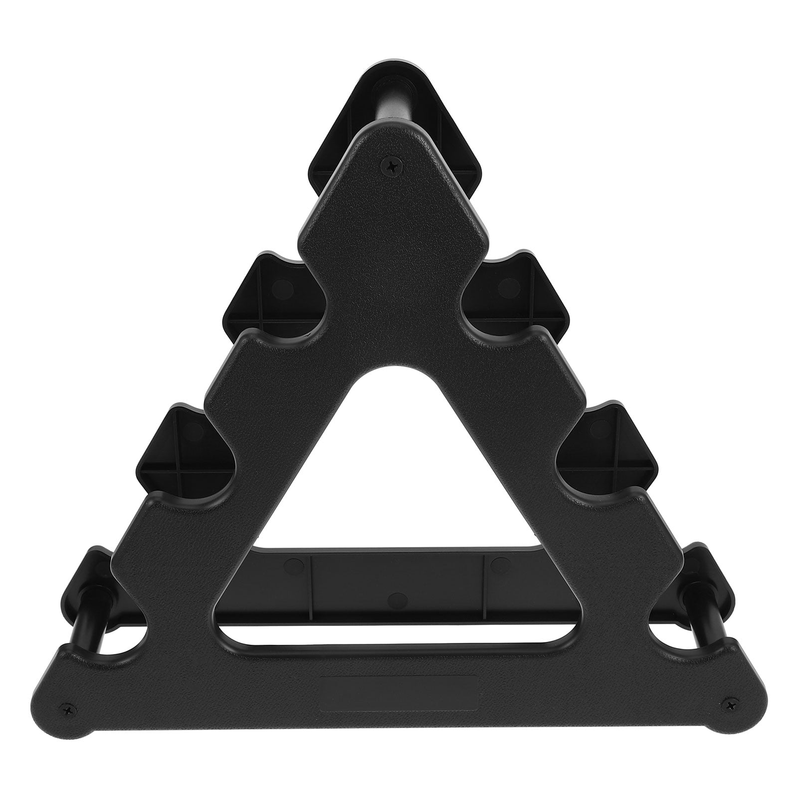 LIFKOME Home Gym Dumbbell Storage Rack Black PP Material 3-Tier Space ...