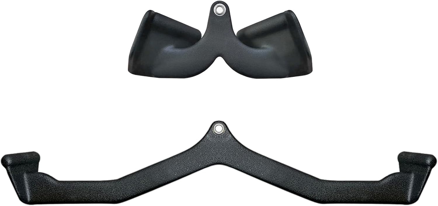 Home Gym Fitness Rowing T-bar V-bar Pulley Cable Machine Attachments ...