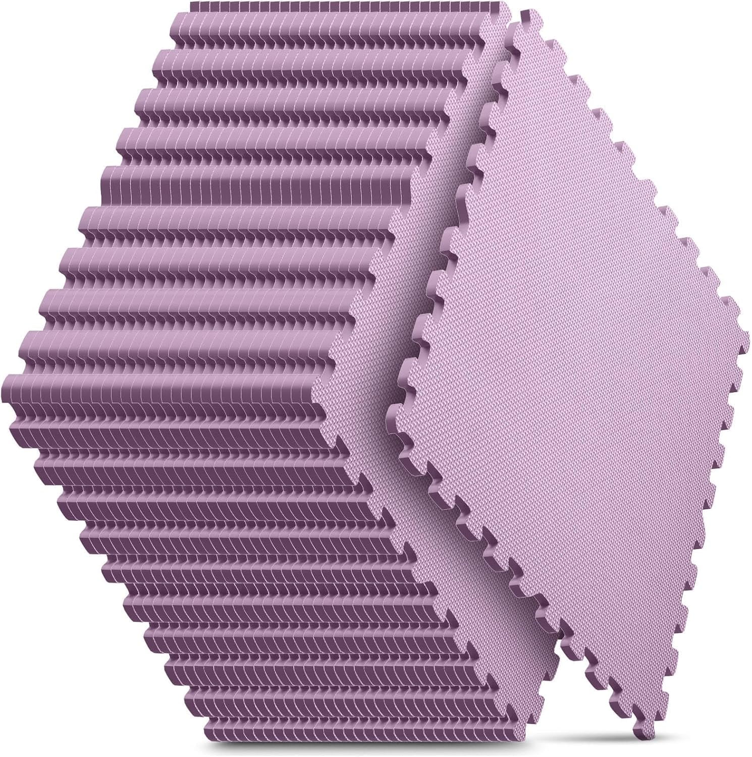 Home Gym Mat, Puzzle Exercise Mat, EVA Interlocking Foam Floor Tiles ...