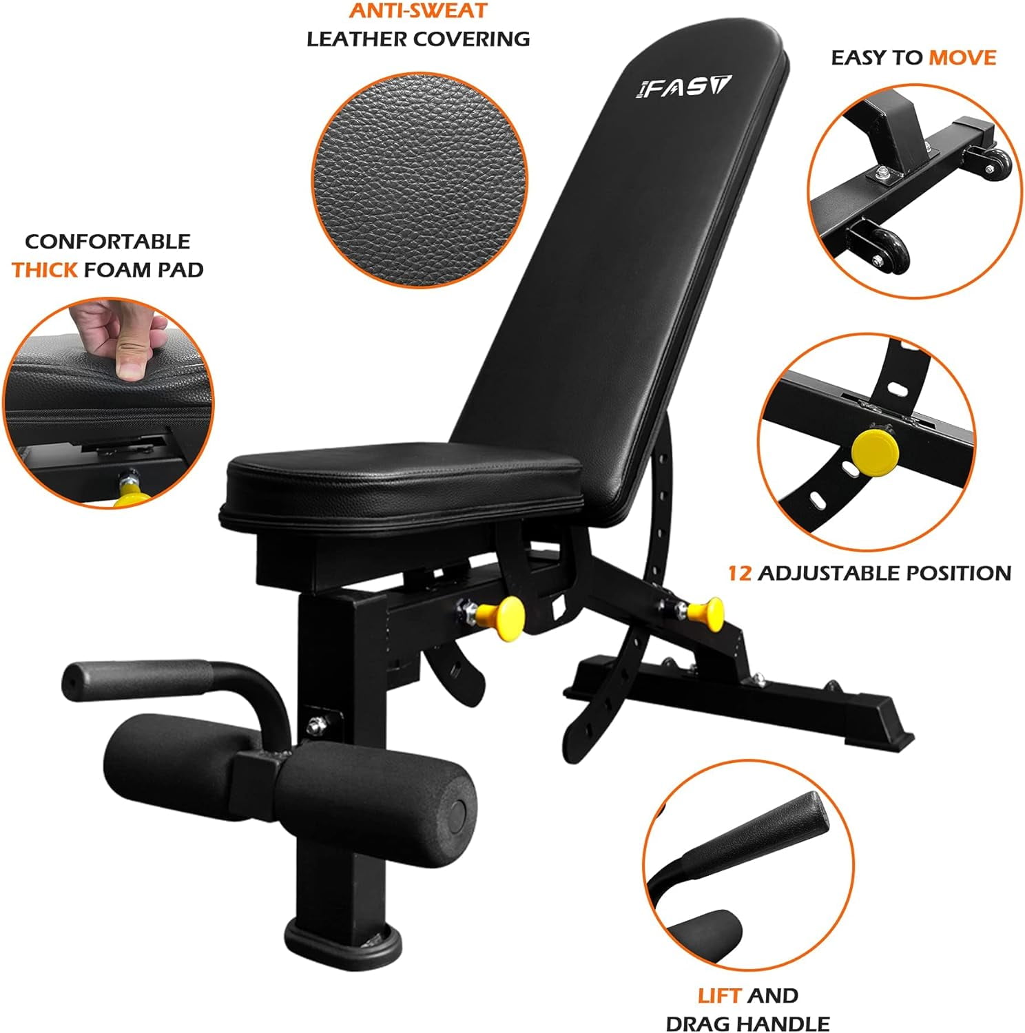 Home Gym Power Cage Set: 100lb Weight Capacity, Adjustable Pullup Squat ...