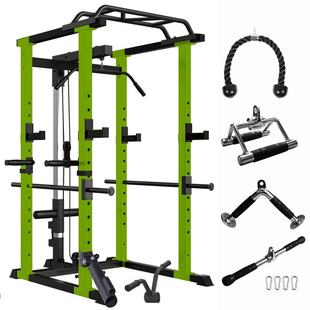 Home Gym Sets Multi-functional Power Cage Home Adjustable Pullup Squat ...