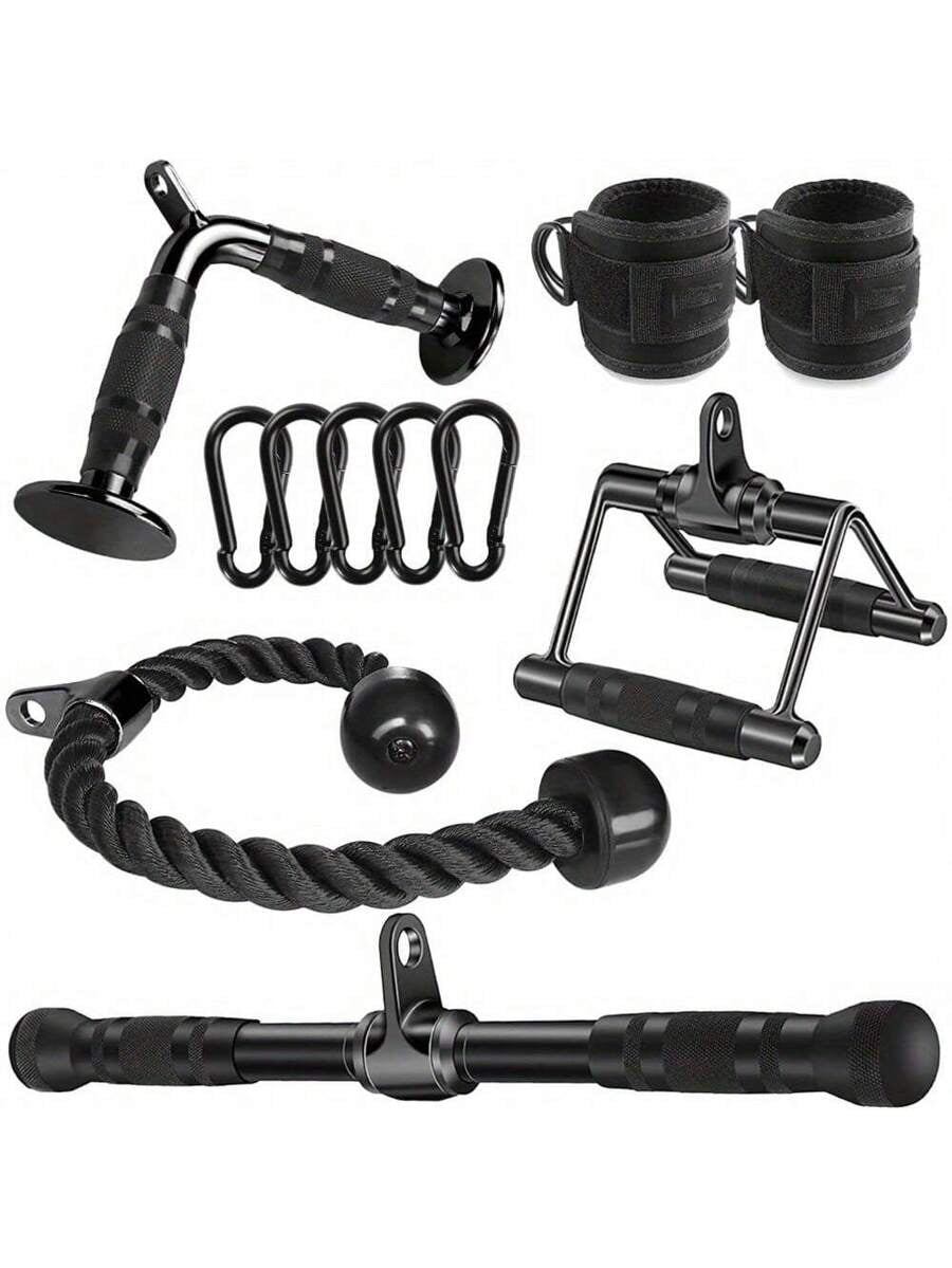 Home Gym Solid Steel Cable Machine Accessories Triceps Pull Down ...