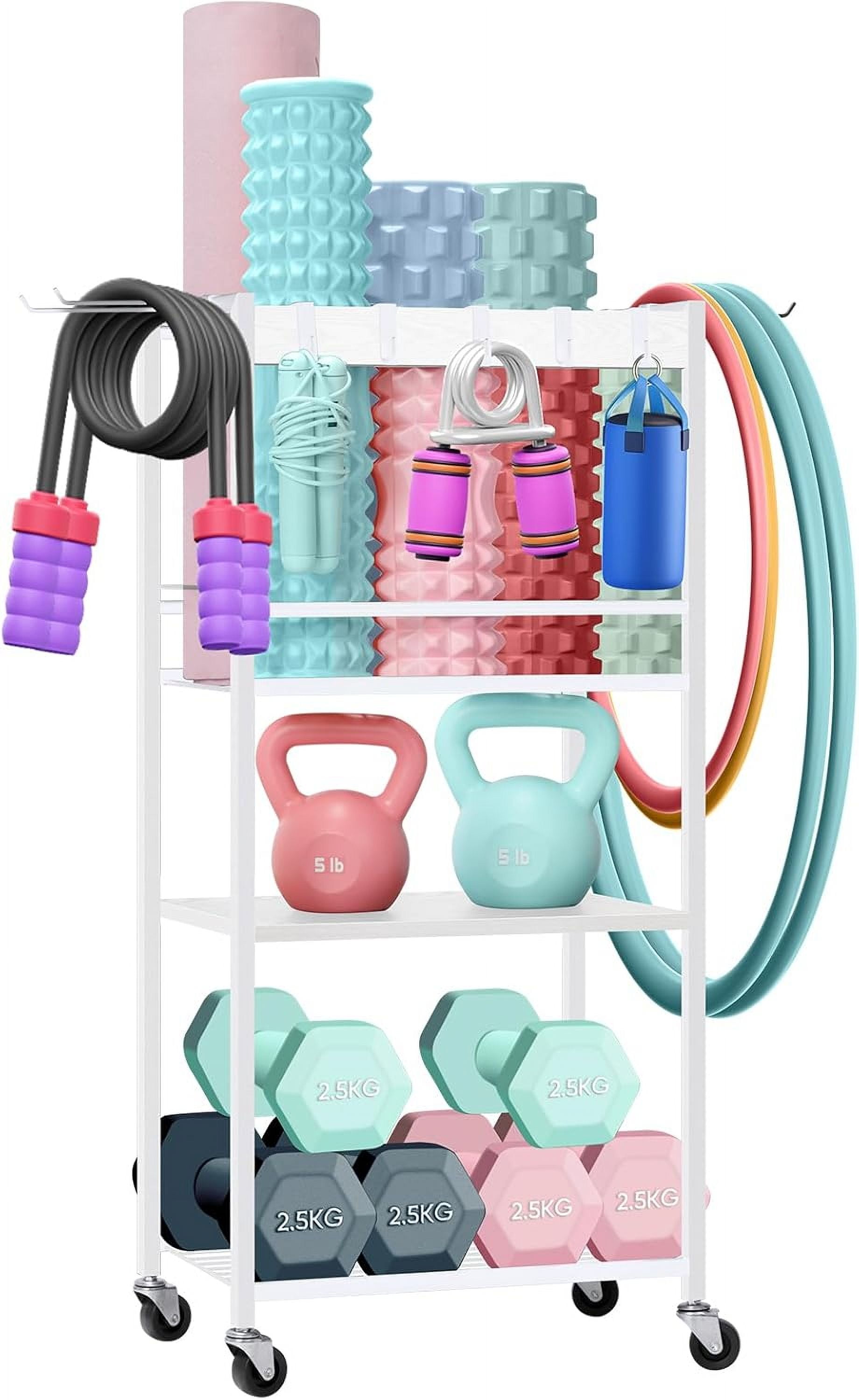 Home Gym Storage Rack, Yoga Mat Storage Racks, Workout Equipment ...