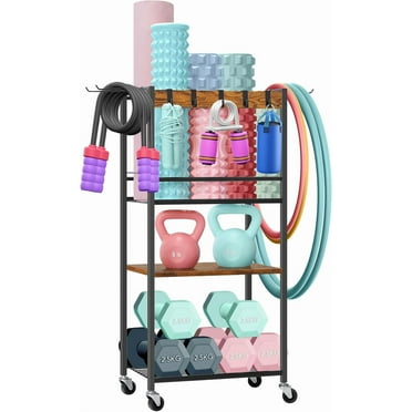 Gitohoni Home Gym Storage Organizer Rack for Yoga Blocks Resistance ...