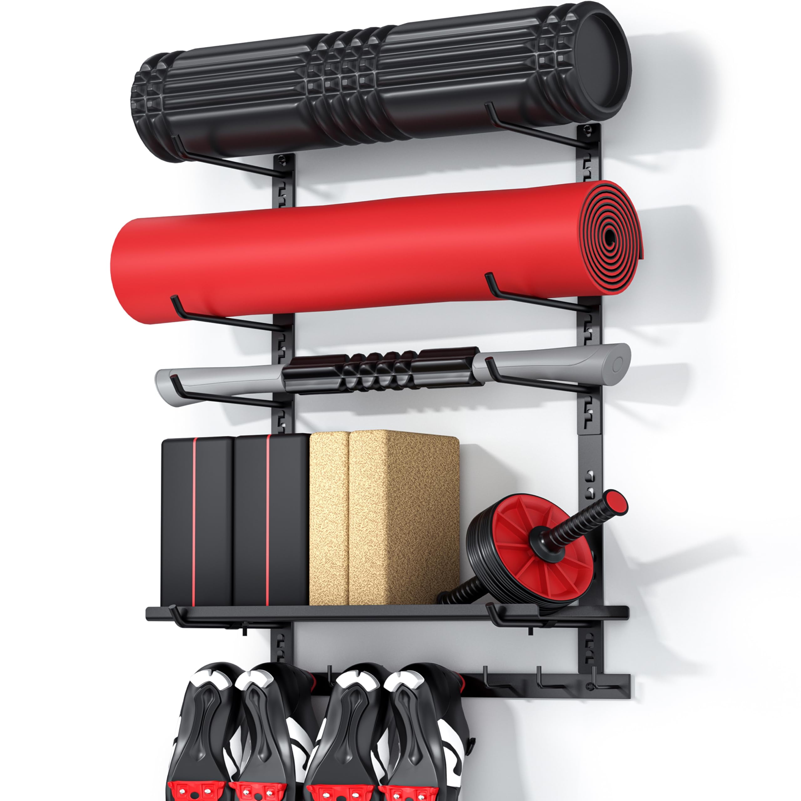 Home Gym Storage Shelf HMF23 Only, Adjustable Gym Organizer Wall ...