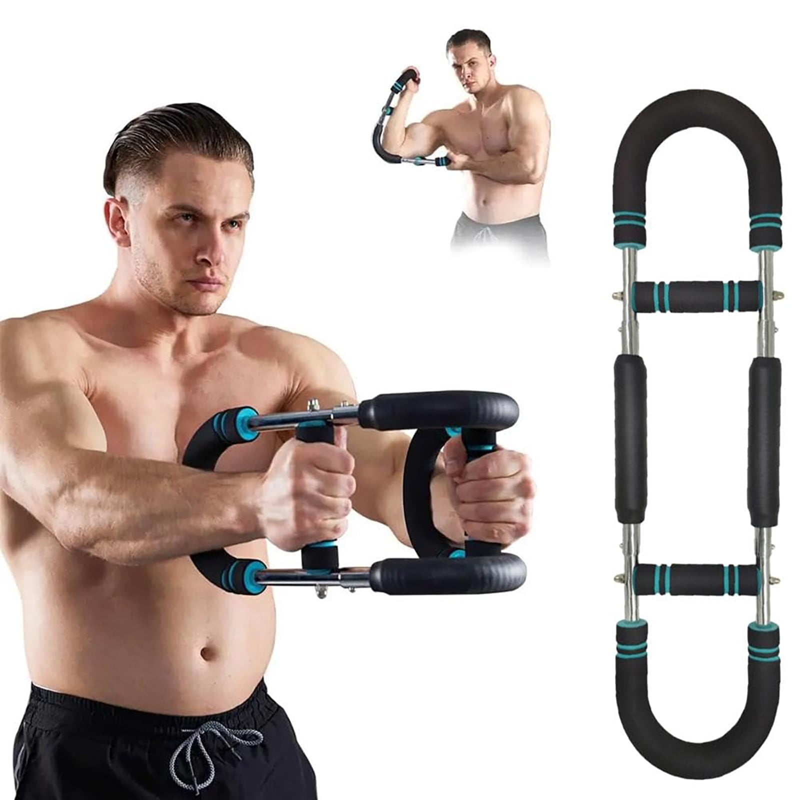 Home Gym Strength Twister Bar Rehab-Friendly Resistance Bar – Shoulder & Back Recovery Tool with ...