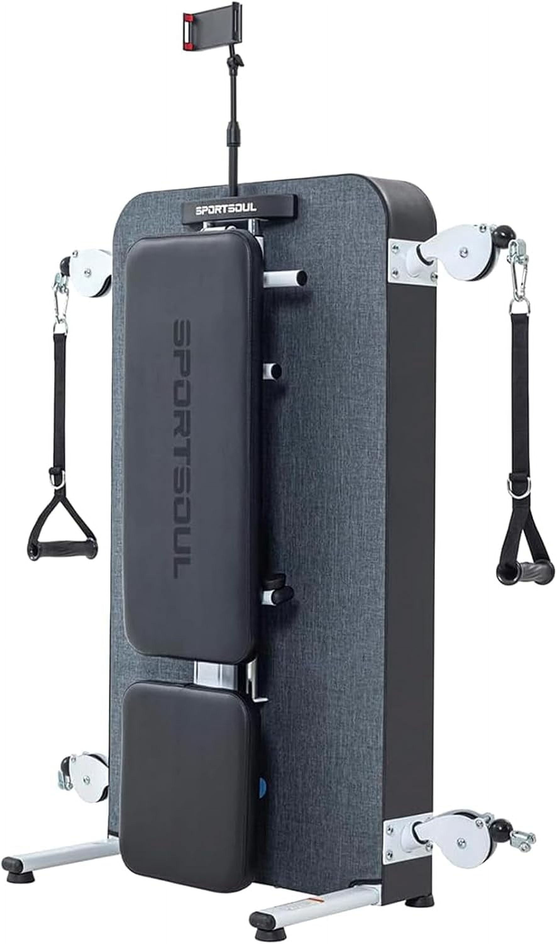 Home Gym Toning Gym Total Body Workout,White,Grey (GWY009) - Walmart.com