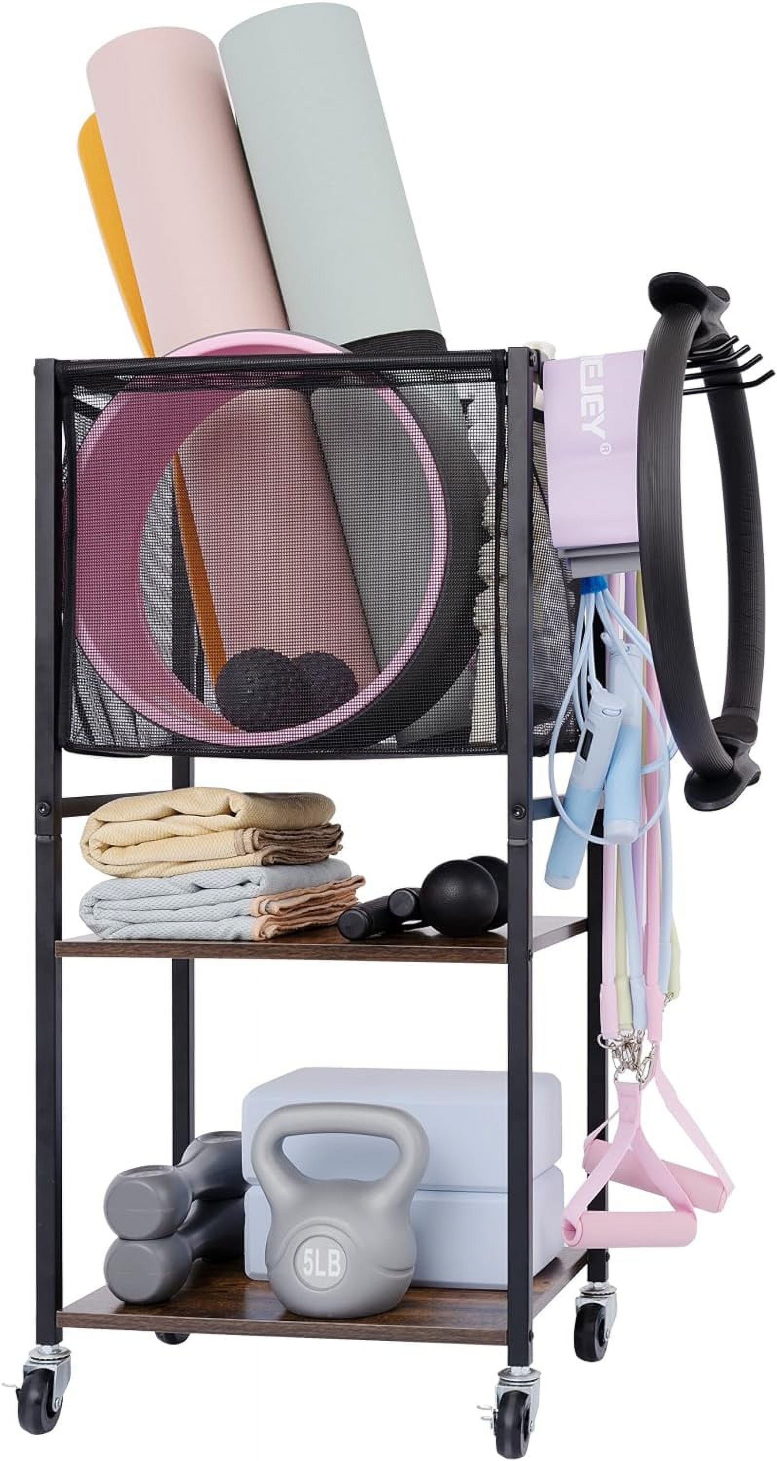 Home Gym Weight Rack, Exercise Equipment Storage Rack, Yoga Mat Storage ...