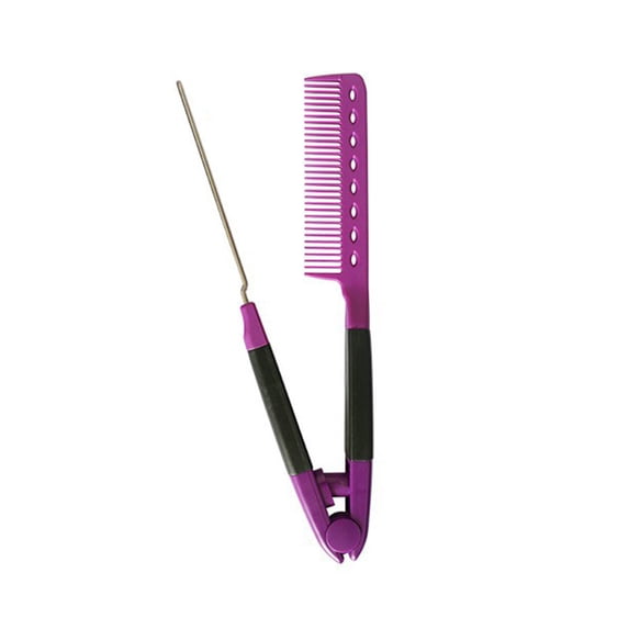 Home Hair Straightening Brush Comb Quick Styling Parting Comb for Woen ...
