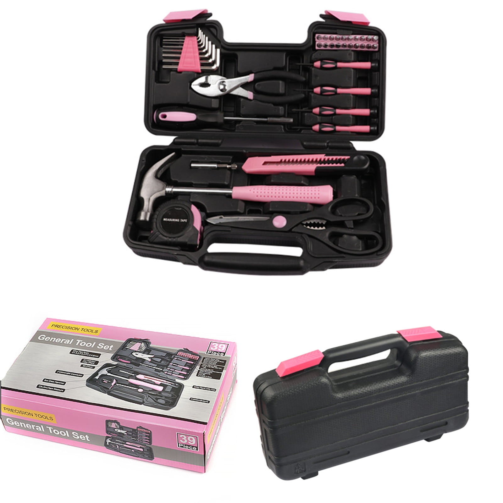 Home Hand Tool Kit 39 Piece Scissors Tool Set Universal With Plastic ...