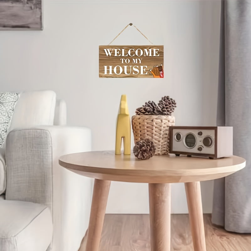 Home Hanging Welcome Decor, Welcome Sign, Farmhouse Decor, Hanging Sign ...