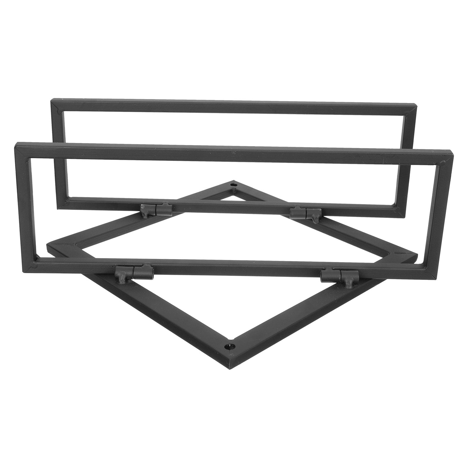 TABLZONE Folding Wall Display Rack Steel Black 1Pcs 10.2x9.8in ...