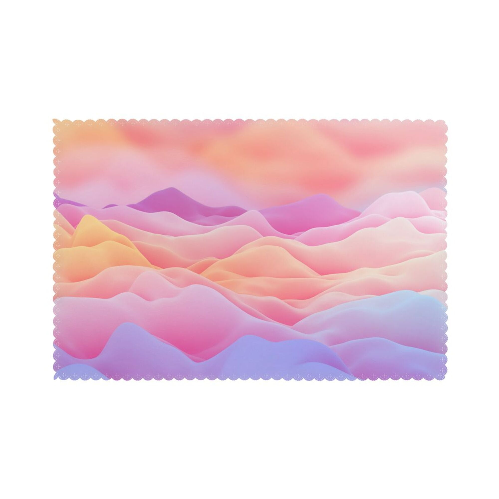 Home Hd Picture Of Color Clouds Placemats Set Of 6 Washable Wipeable ...