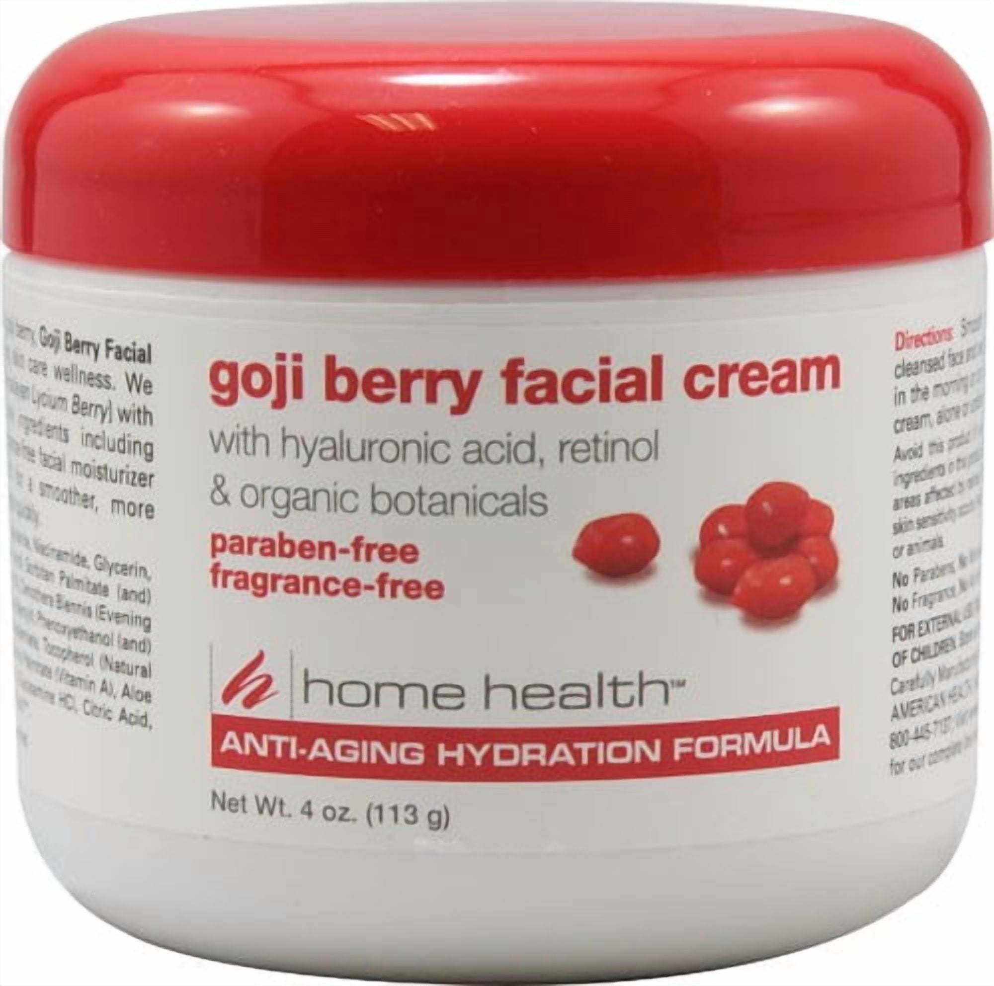 HOME HEALTH, FACIAL CREAM,GOJI BERRY 4 OZ EA 1 - Walmart.com