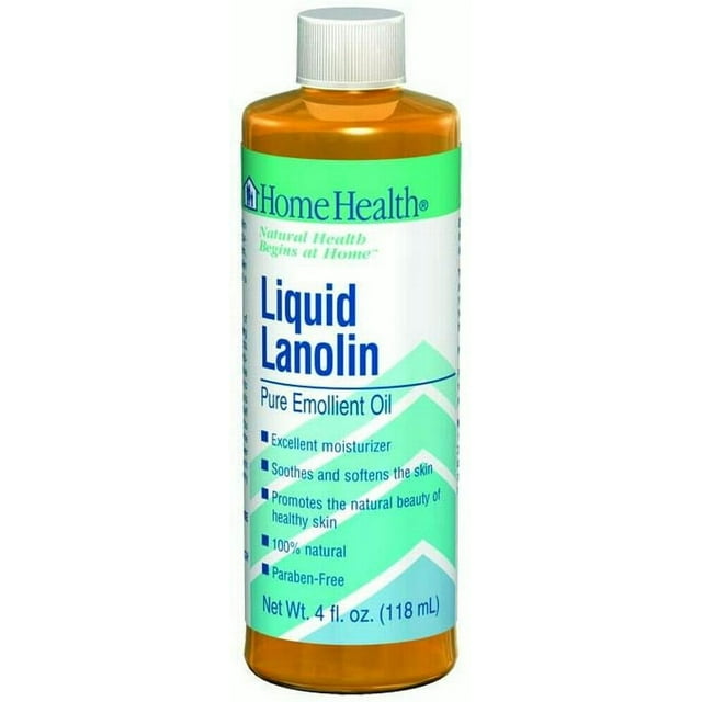 Home Health Pure Healing Liquid Lanolin, Excellent Moisturizer, 4 Oz ...