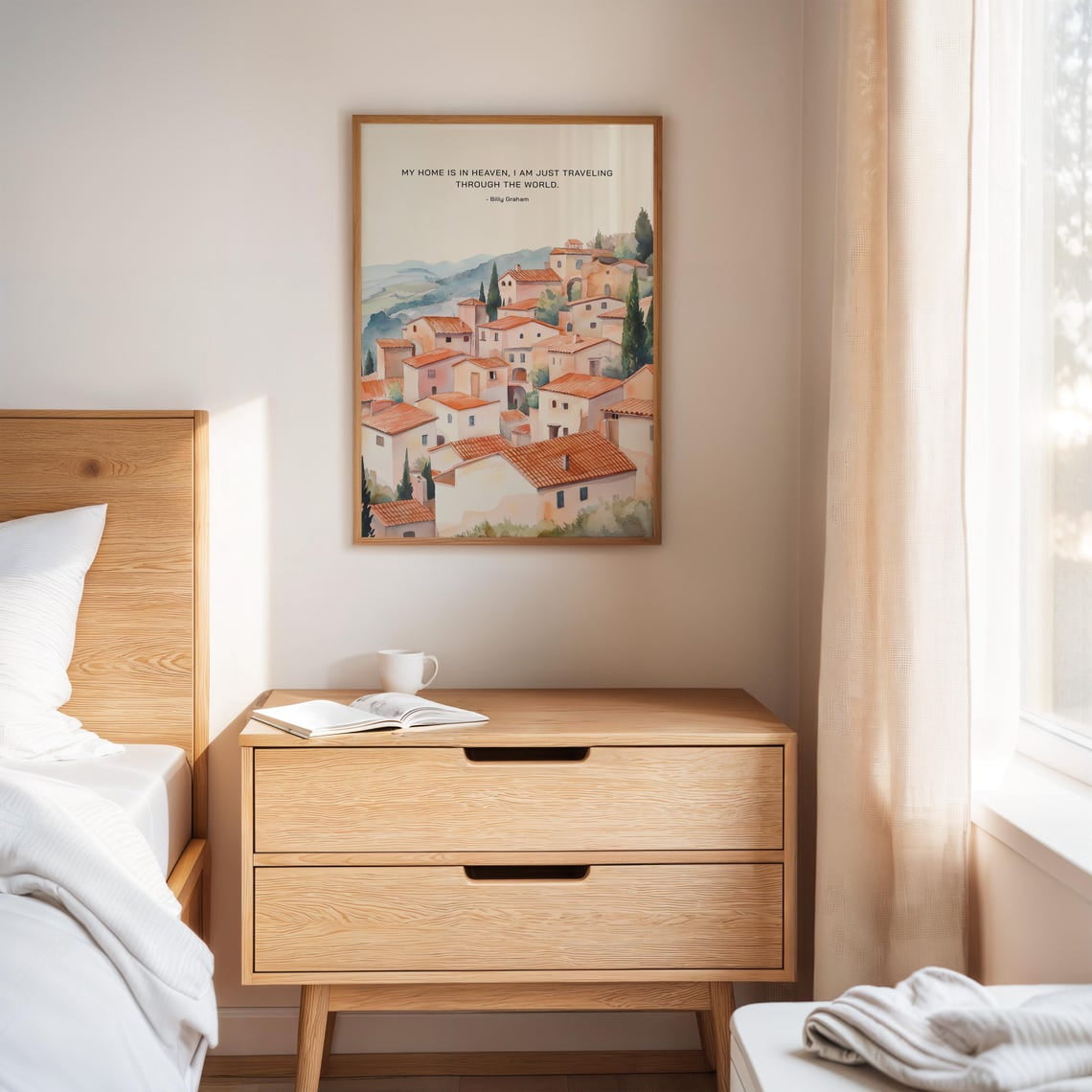 My Home Is In Heaven - Billy Graham Quote, Inspirational Christian ...