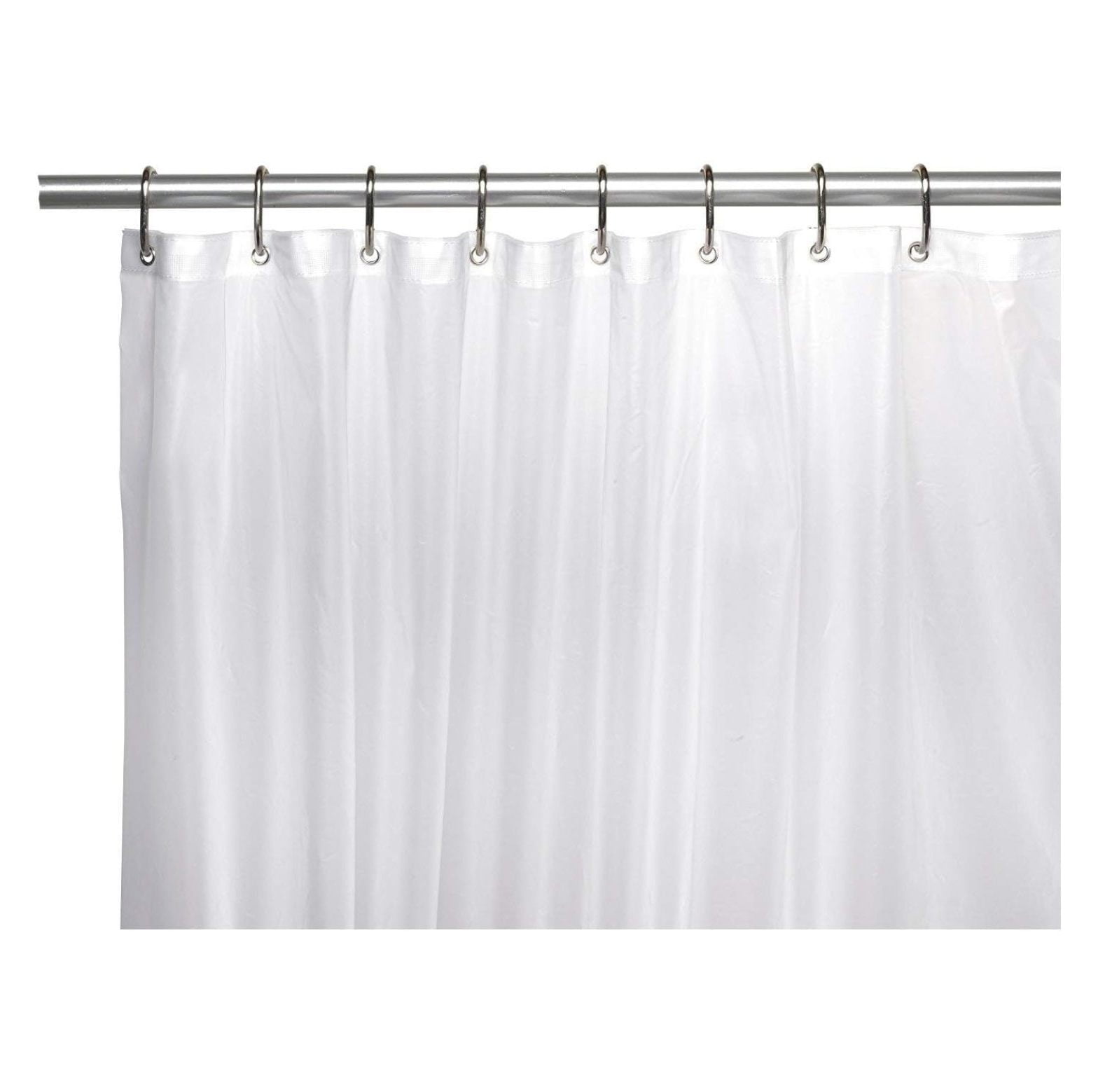 Home Heavy Duty Vinyl Shower Curtain Liner with 12 Metal Grommets DPC ...