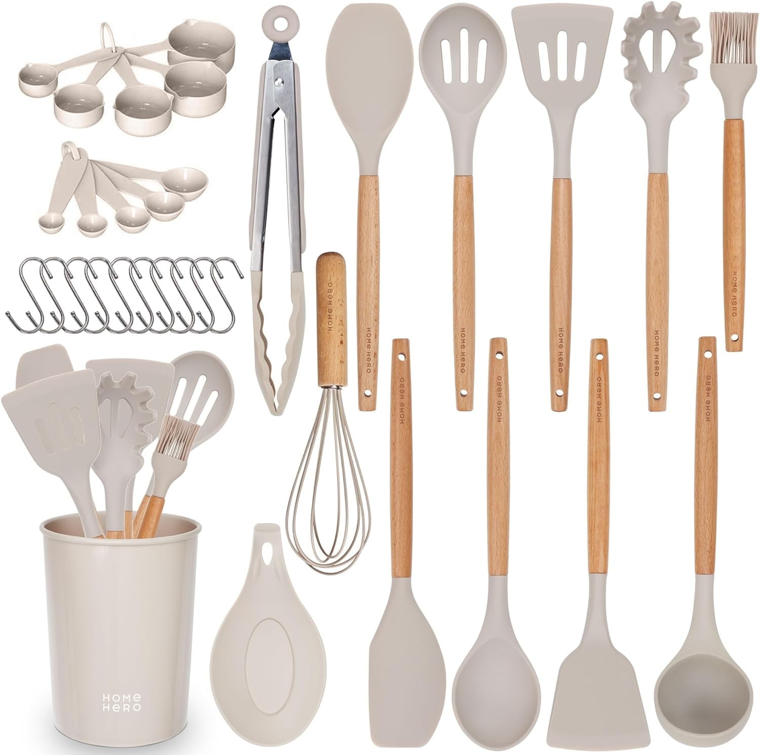 Better Homes & Gardens 12 Piece Silicone Utensil Set Navy - Walmart.com