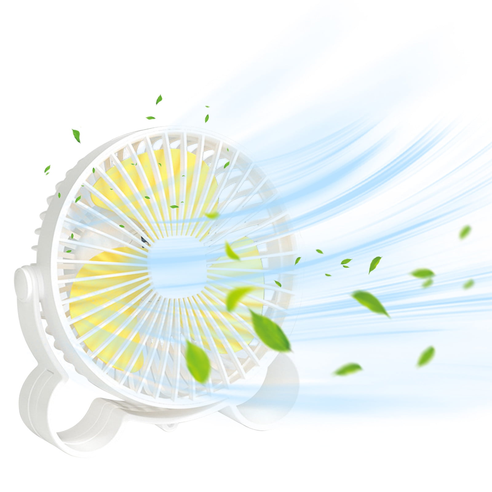 Home Hook Small Fan Portable USB Rechargeable Mini Electric Fan ...