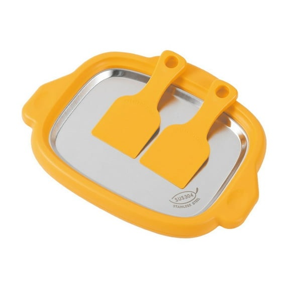 Home Ice Rolling Machine Including Quick Freezing Plate And 2 Scrapers ...