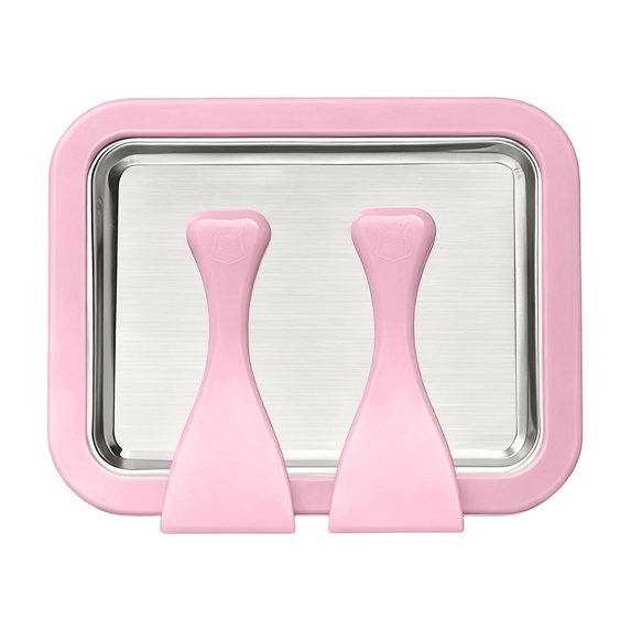 Home Ice Rolling Machine with Quick Freezing Plate and Two Scrapers for ...