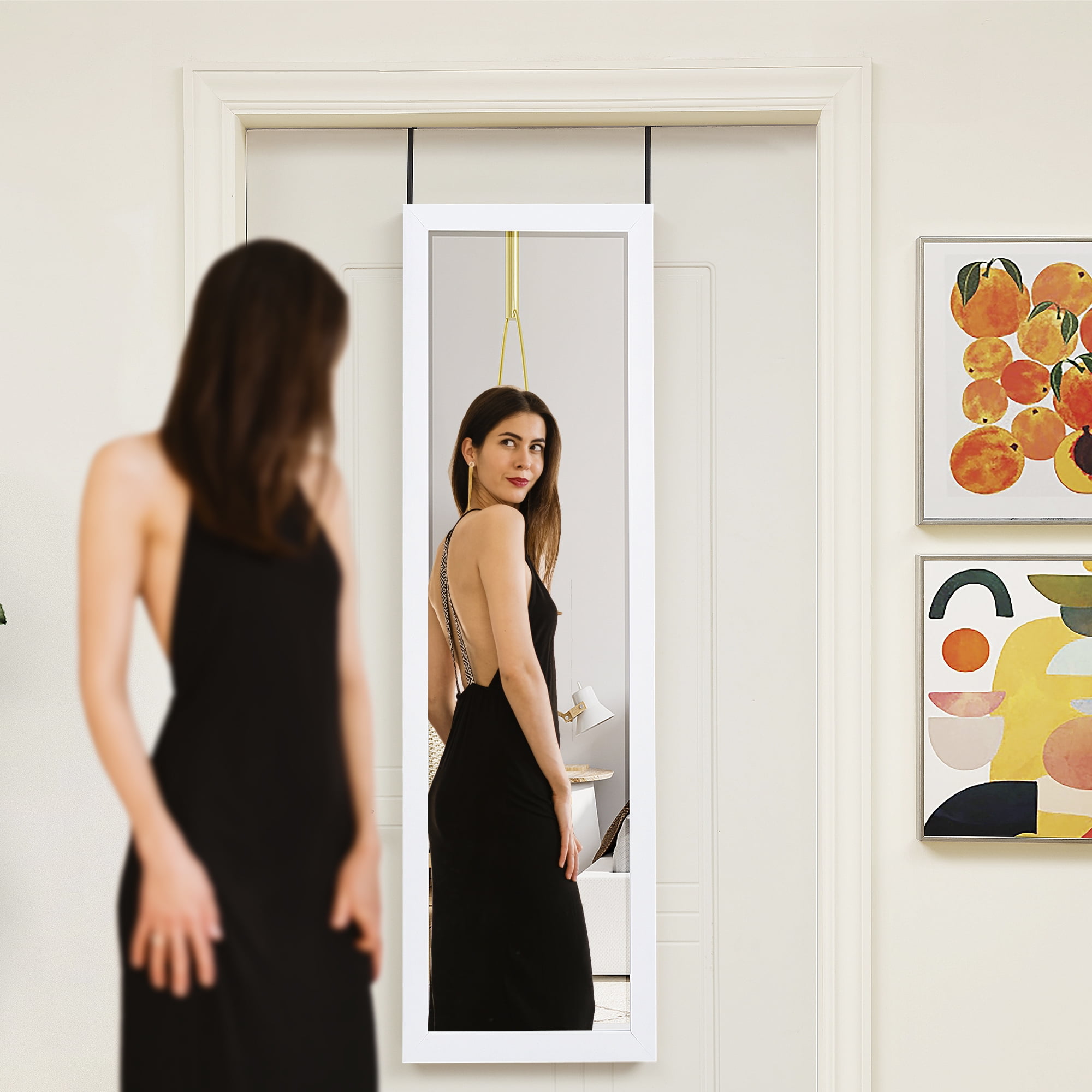 Home Imports Emporium Hanging Door Mirror Full Length Dressing Make Up ...